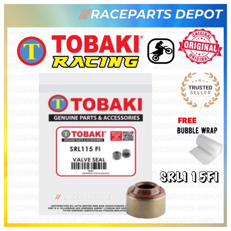 TOBAKI Valve Seal ( Srl110 / Srl115fi / Lc135 / Rs150r / Ex5 Dream100 ...