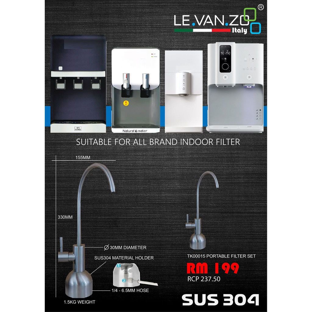 INDOOR SUS304 WATER FILTER FAUCET WITH STAND | Shopee Malaysia