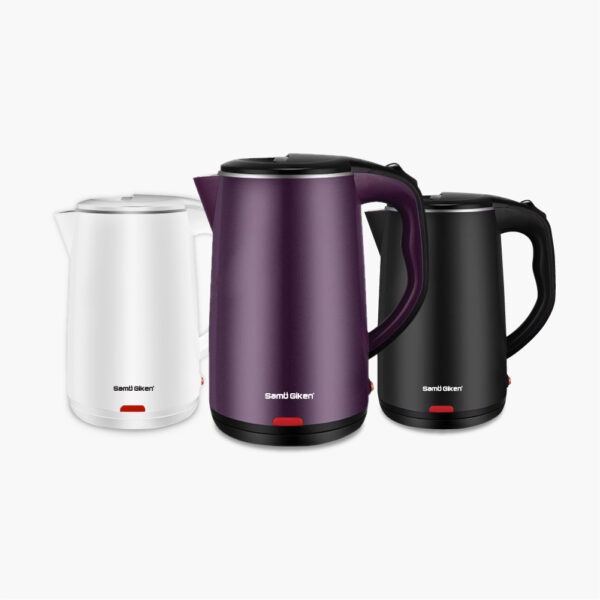Samu Giken Stainless Steel Jug Electric Kettle Keep Warm and Double ...