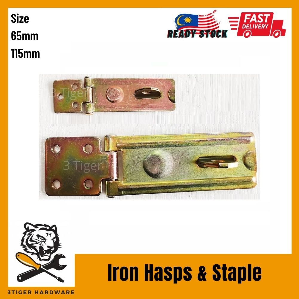 (Ready Stock) Iron Hasps & Staple Rainbow Color 65mm/115mm | Shopee ...