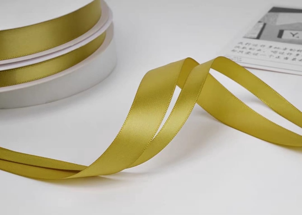 (1M) 1cm/2cm/2.5cm/4cm Ribbon Satin Ribbon Ribbon Gift Gold Series ...