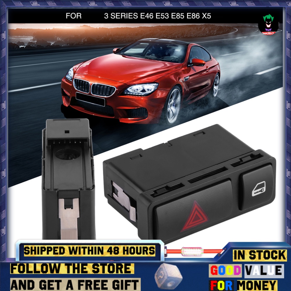 [SINHOP]Hazard Warning Door Central Lock Locking Switch for BMW 3 ...