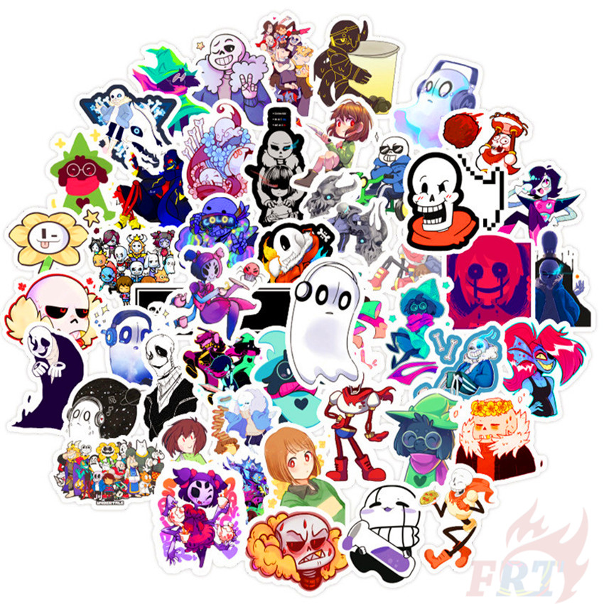 Undertale - Series 03 Games Frisk Toriel Sans Papyrus Stickers 50Pcs ...
