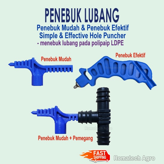 Puncher Polypipe Penebuk Paip Fertigasi LDPE 16mm & 20mm | Shopee Malaysia