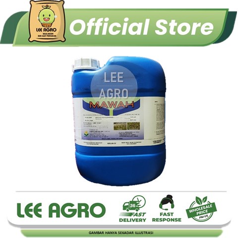 20L MAWAH (Glyphosate 13.6%) Herbicide/Racun Rumput Lalang Glyfos 41 ...