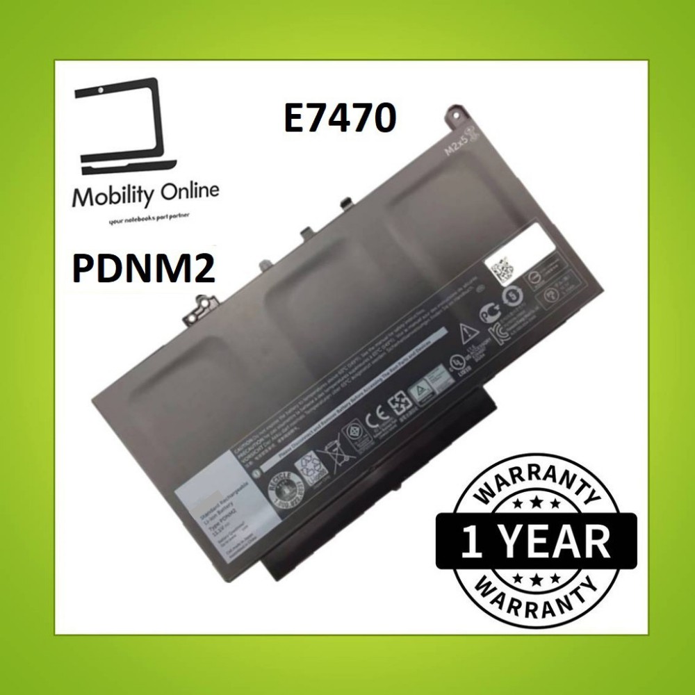 Dell E7470 PDNM2 0579TY 0F1KTM 0PDNM2 E7270 Laptop Battery | Shopee ...