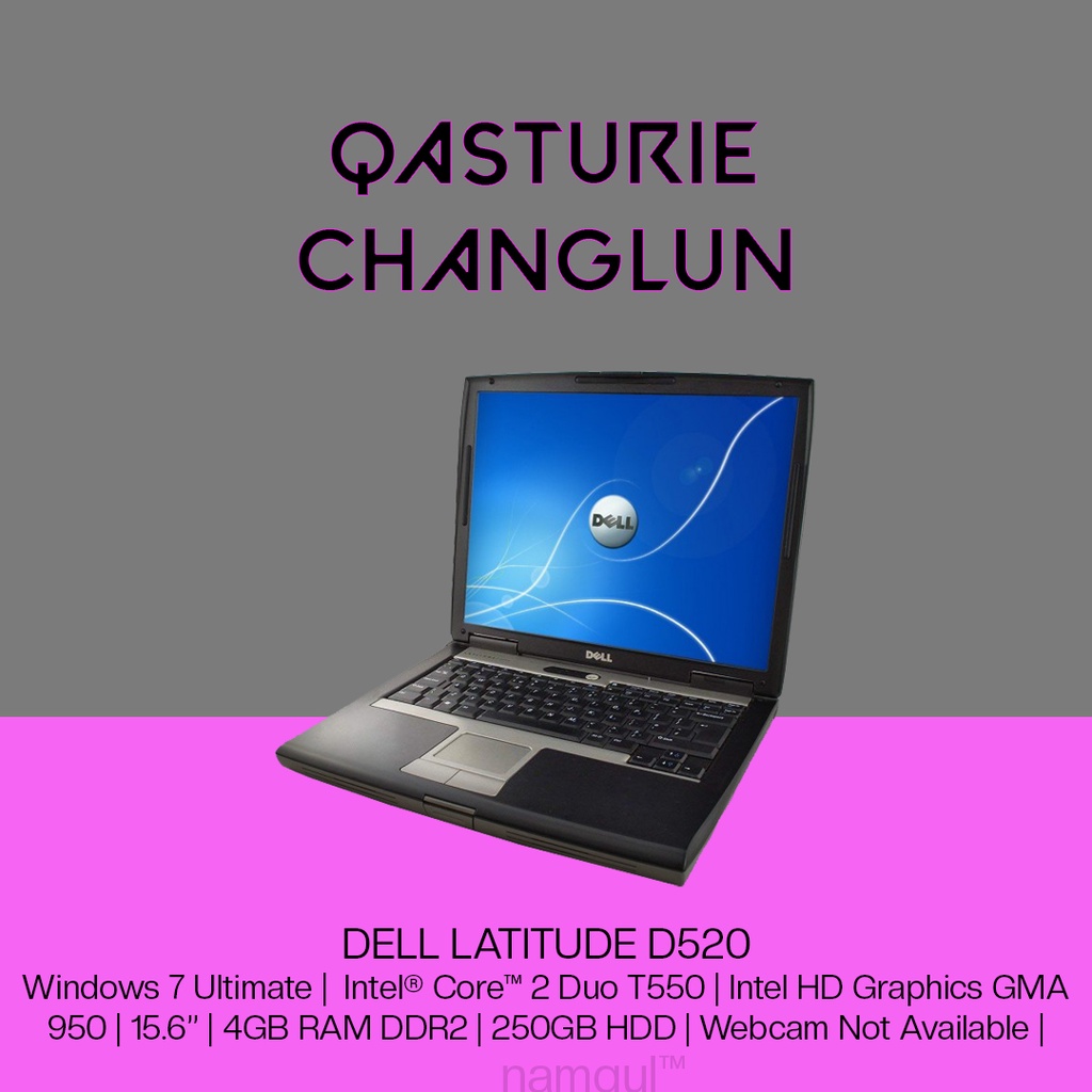 DELL LATITUDE D520 (RECOND JAPAN) | Shopee Malaysia