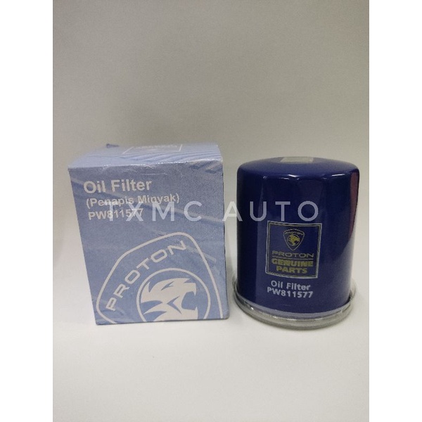ORIGINAL PROTON OIL FILTER BLUE PN PW811577 | Shopee Malaysia