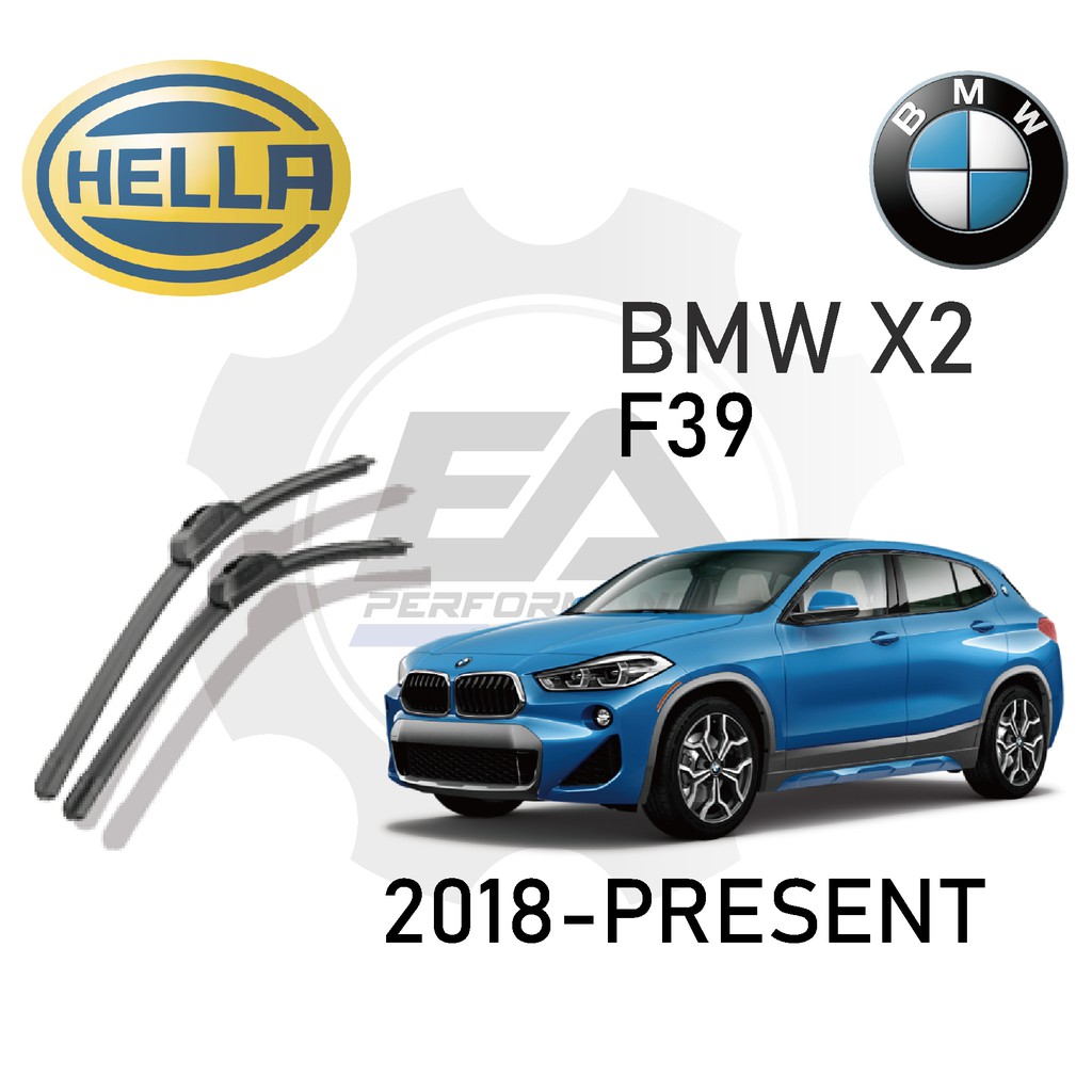 BMW X2 F39 2018 - PRESENT WINDSCREEN WIPER BLADE SET 24" + 20" HELLA ...