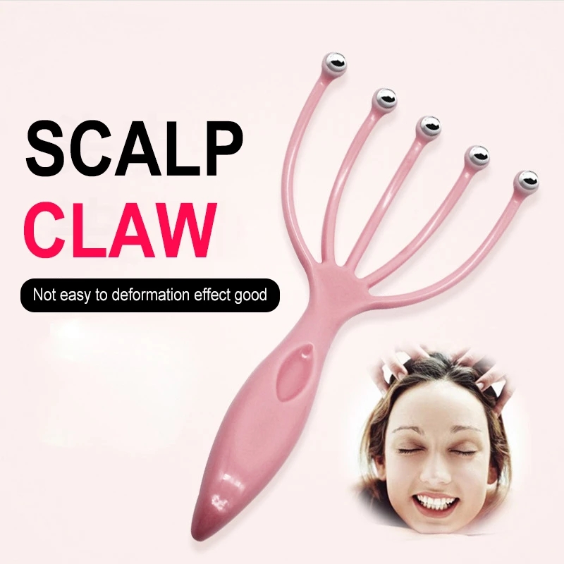 Upgrade Finger Head Massager / Five-claw Magnetic Bead Head Massager ...
