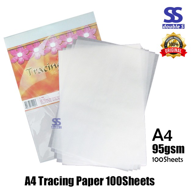 Tracing Paper A4 100pcs 95gsm/112gsm /A3 100Pcs | Shopee Malaysia