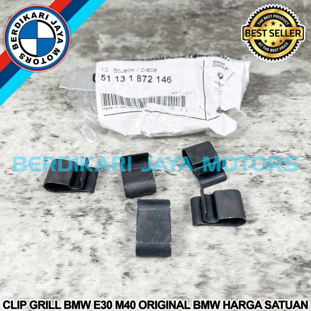 Clip GRILL CLIP GRILLE GRIL GRILE BMW E30 E21 E28 M40 ORIGINAL BMW 51131872146 | Shopee Malaysia