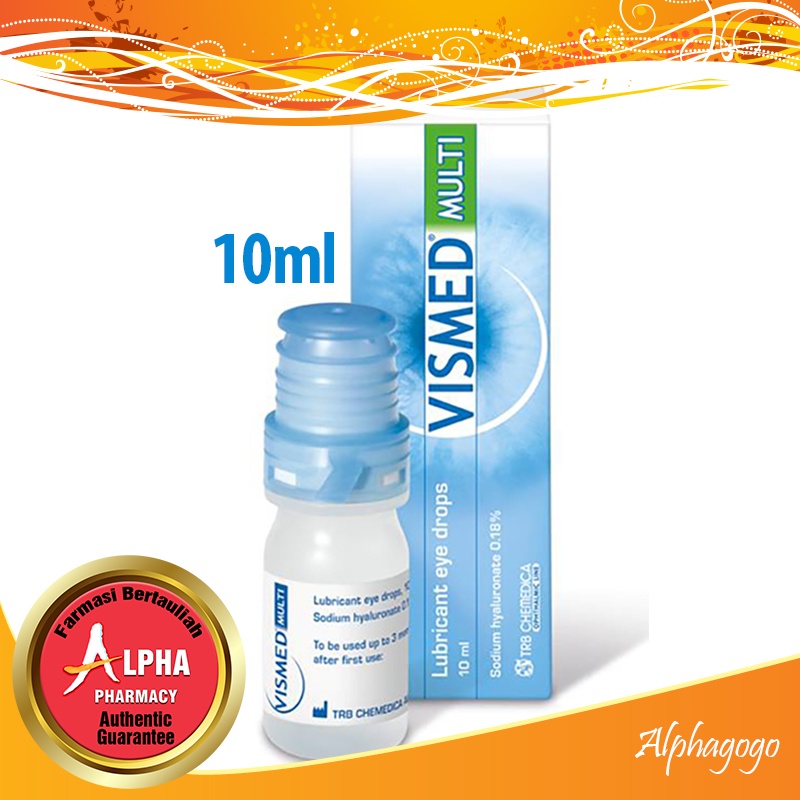 VISMED MULTI EYE DROPS 10ML / VISMED GEL MULTI LUBRICANT EYE DROPS 10ML ...