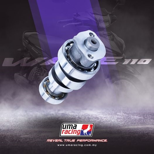 UMA RACING WAVE 110 WAVE110 RACING CAM SHAFT- ROLLER ACTIVE CAM ...