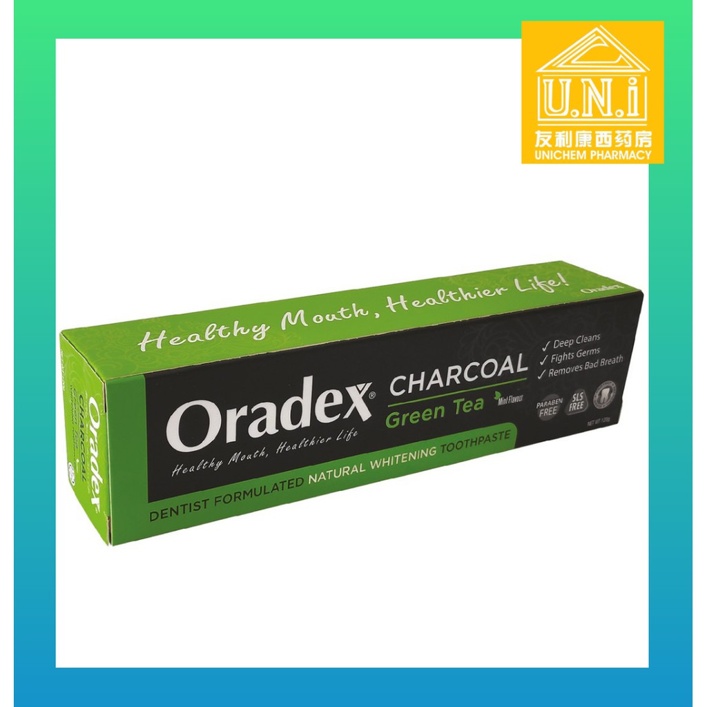 [READY STOCK] Oradex Charcoal Green Tea (120g) [Exp:09/06/2025] | Shopee Malaysia