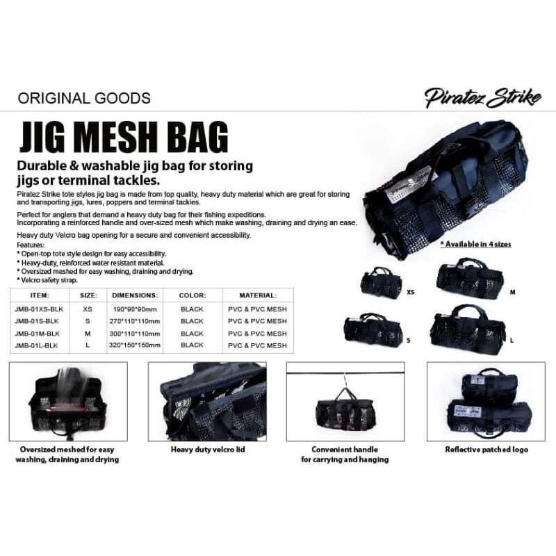 Original PIRATEZ STRIKE JIG MESH BAG | Shopee Malaysia