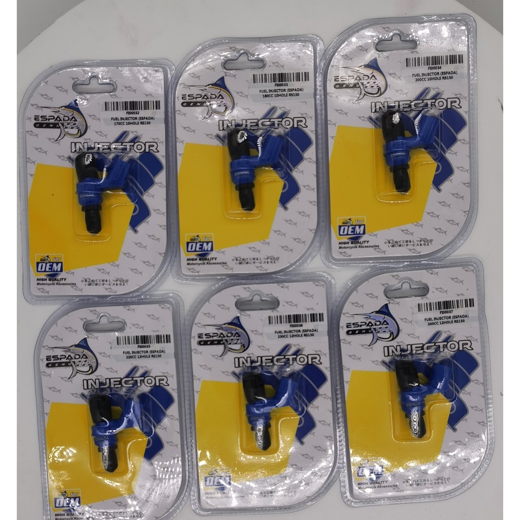 ESPADA RS150 LAGENDA 115FI SRL115 FI V2-V4 INJECTOR 170CC 180CC 200CC ...