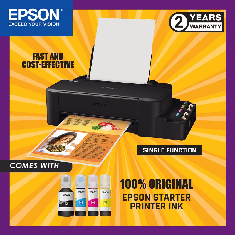 Epson L120 Ink Tank Printer 2 Years Warranty Ready Stock June 2021 ...