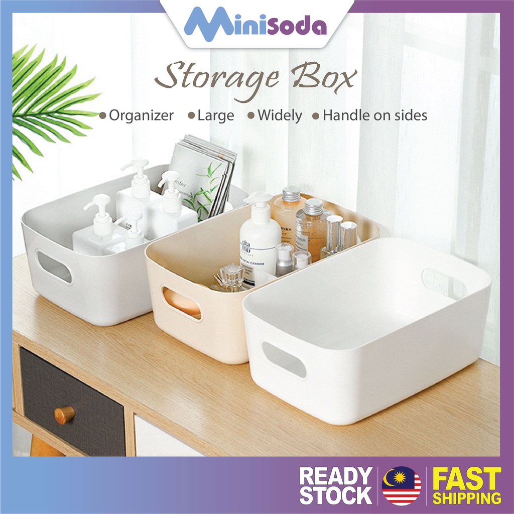 Storage Box Organizer Basket Living Room Office Toilet Bathroom ...