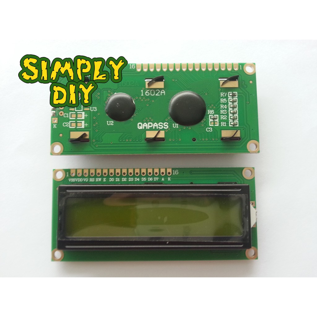 1pcs Module LCD1602 LCD1602A LCD 1602A Green / Blue 5V with Backlight ...