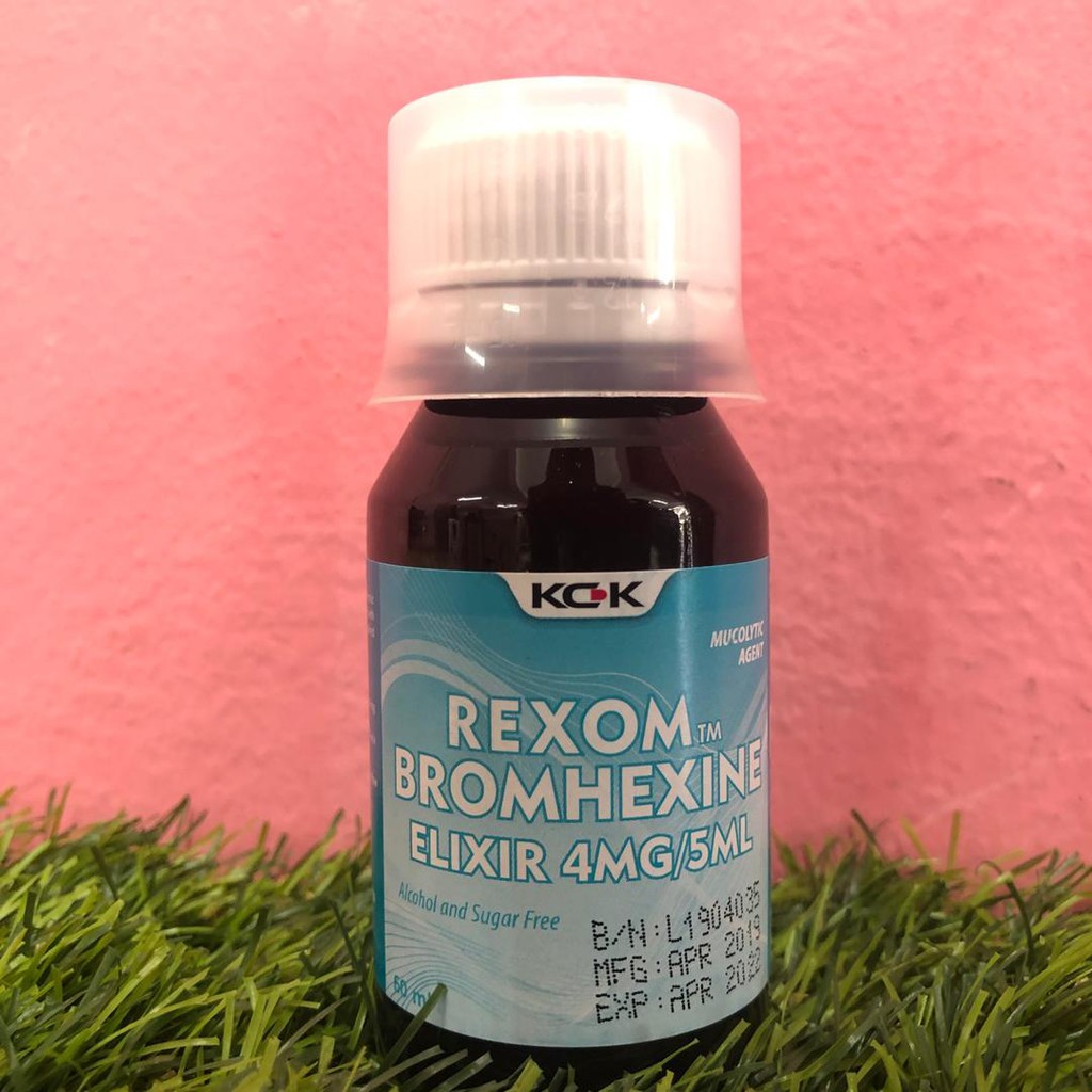 REXOM BROMHEXINE ELIXIR 60ML (EXP:2026) | Shopee Malaysia