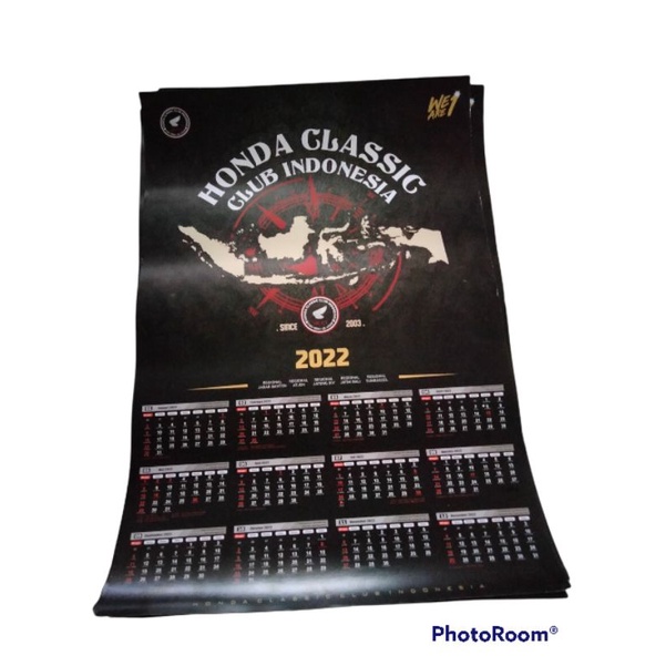 HONDA 2022 HCCI Calendar (Onda Classic Club Indonesia) | Shopee Malaysia