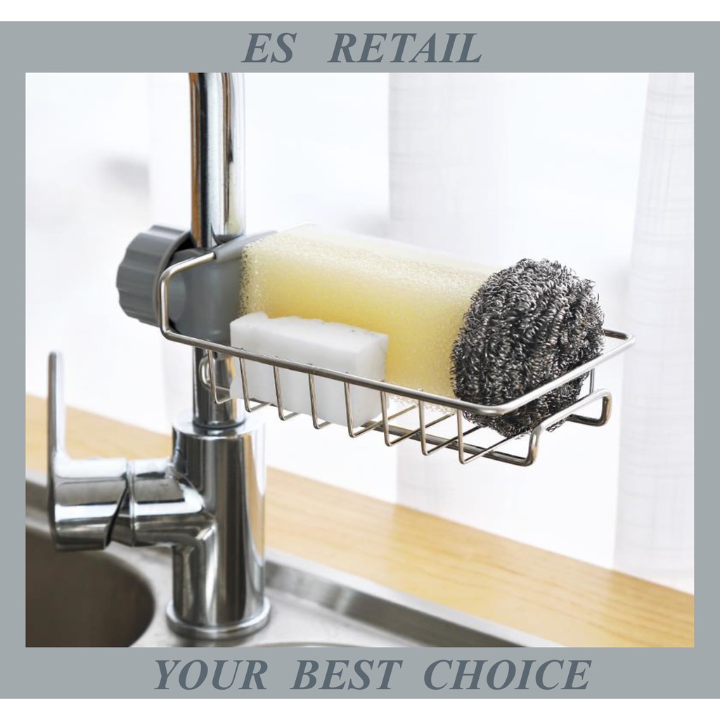 Stainless steel water tap rack Faucet rack Sink drainer Drainer Sink ...