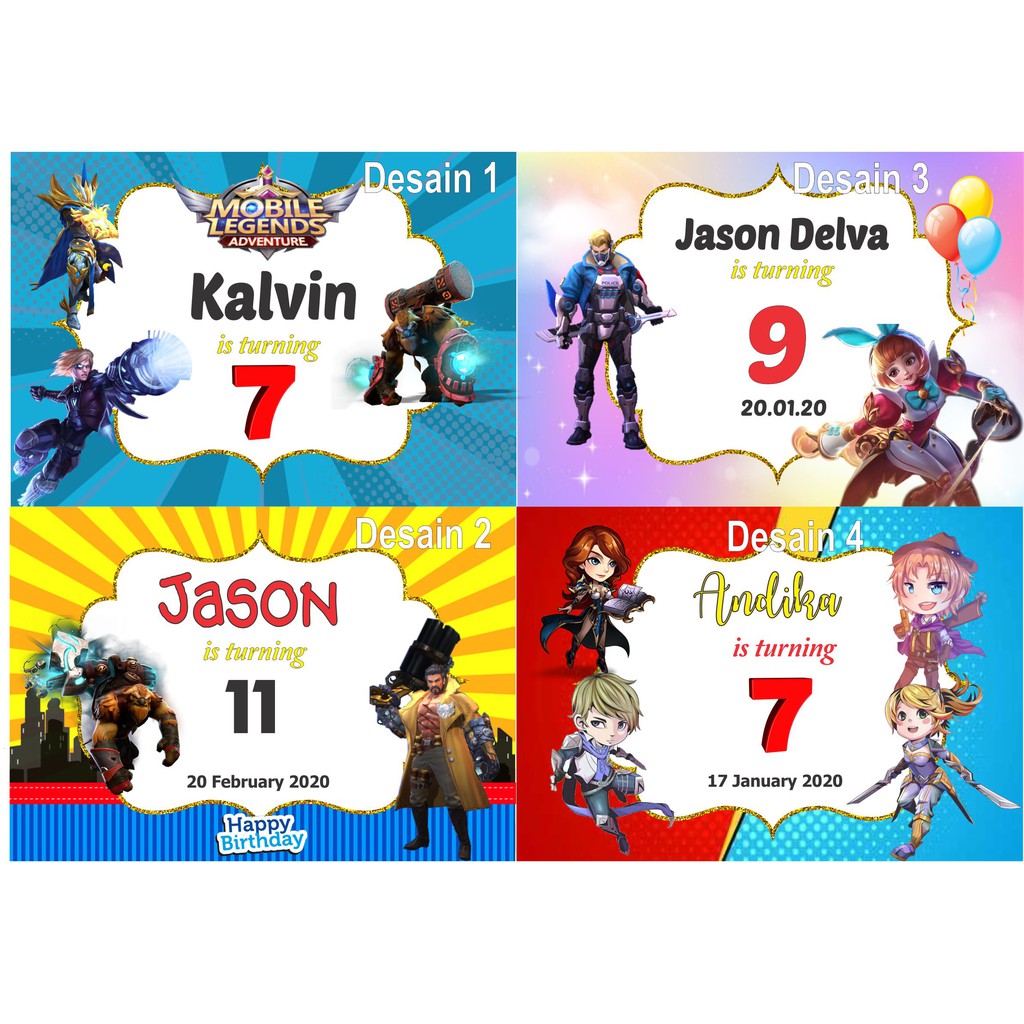Goodybag BENTO MOBILE LEGEND LABEL STICKER | Shopee Malaysia