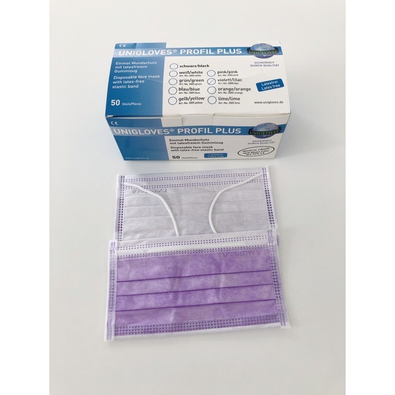 [Ready Stock] Unigloves Profil Plus 3PLY Surgical Face Mask | Shopee ...