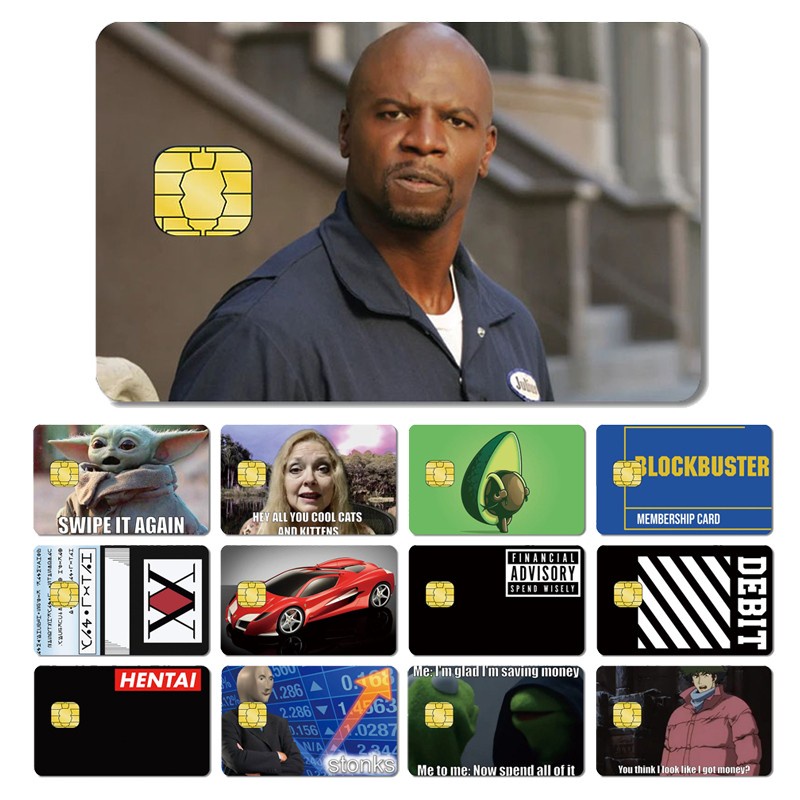 Funny Matte Hentai Money Blockbuster Stonks Credit Card Debit Card Skin ...