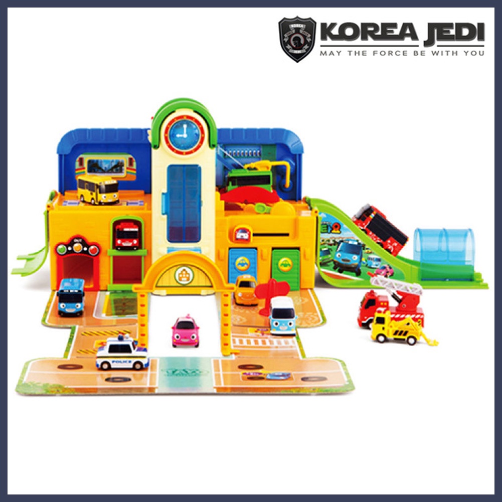 ★Little Bus Tayo★ School Play Set Garage Toy with Mini Car Tayo Bus 1pc for Baby Kids ...