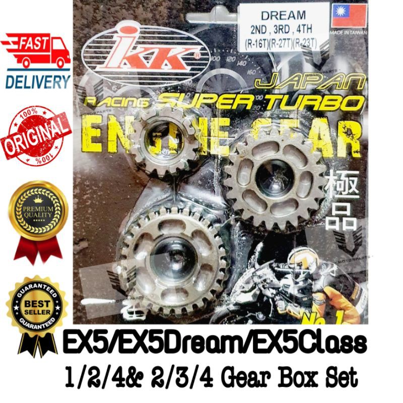 EX5/EX5Class/EX5 Dream IKK Engine Gear 1/2/4& 2/3/4 Gear Box Set ...
