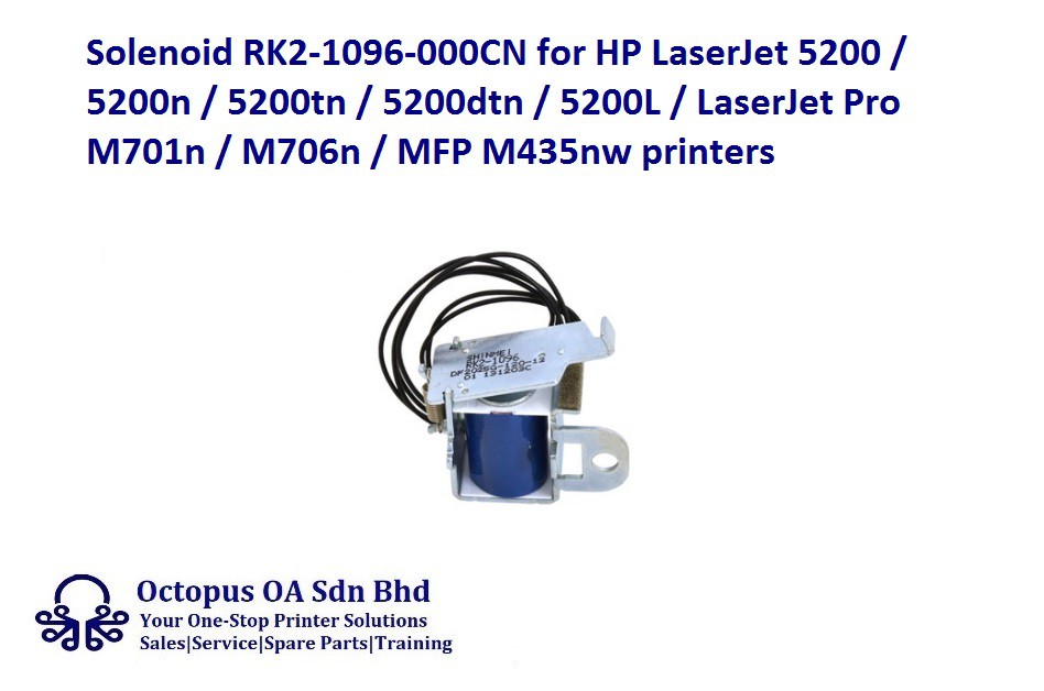Solenoid RK2-1096-000CN for HP LaserJet 5200 / 5200n / 5200tn / 5200dtn ...