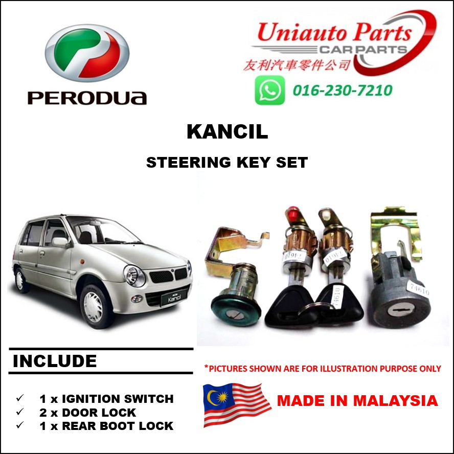 PERODUA KANCIL STEERING KEY SET | Shopee Malaysia