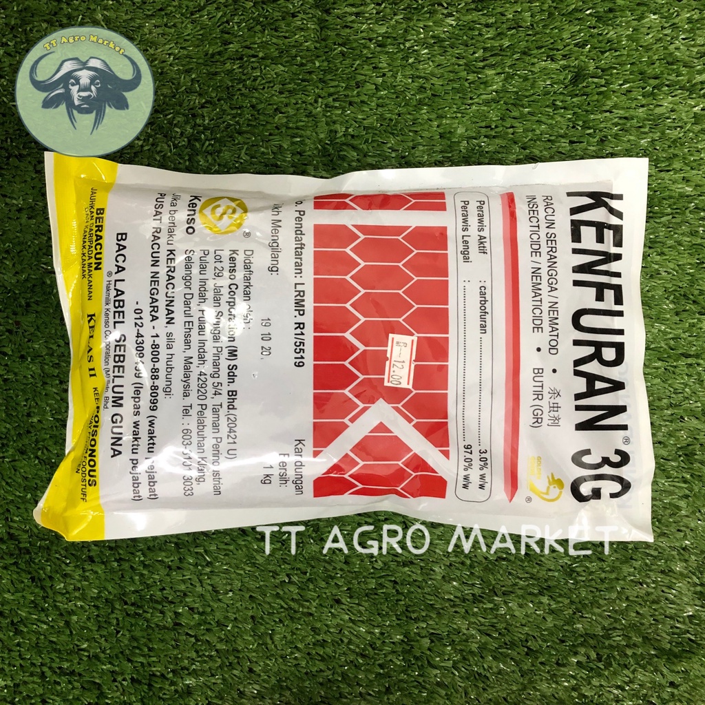 1KG Matta 5G / Kenfuran 3G /Furandan 5g / Furadan 3g Racun Kumbang dan ...