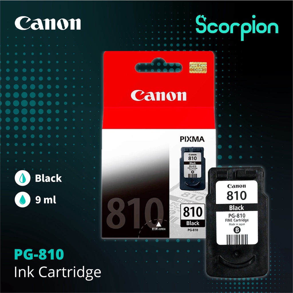 Canon PIXMA PG-810 Ink Cartridge | Shopee Malaysia