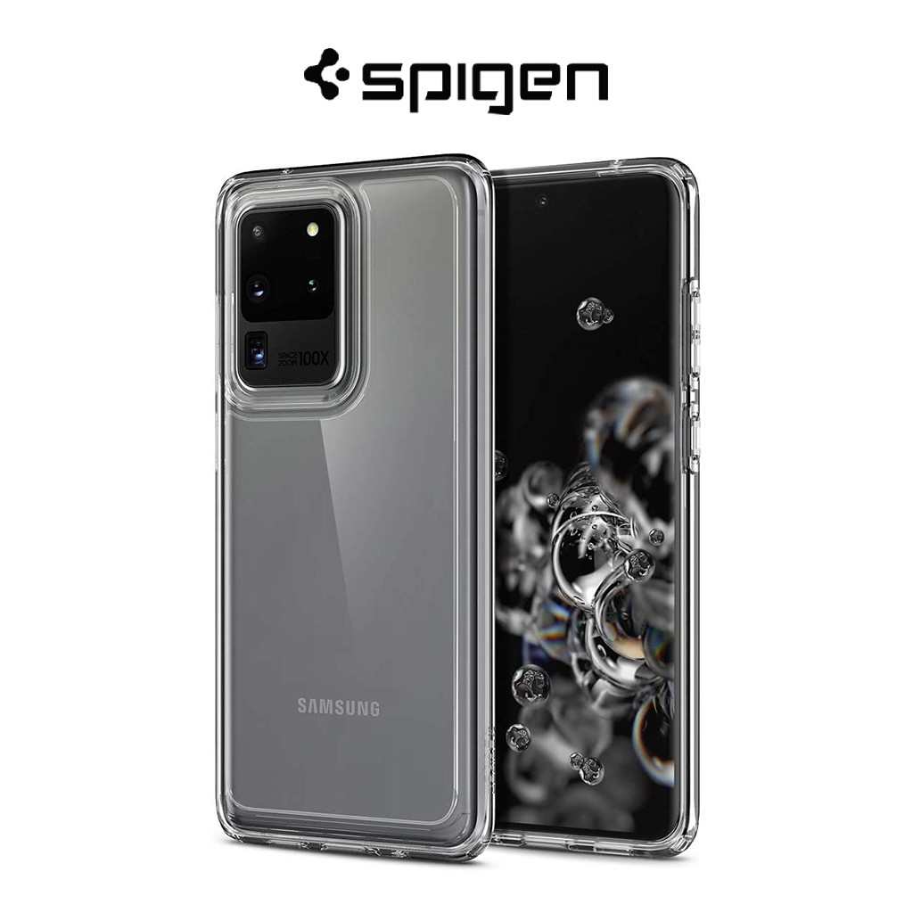 Spigen Samsung S20 Ultra Case Ultra Hybrid Crystal Clear Drop Protective Slim Design 2020 ...