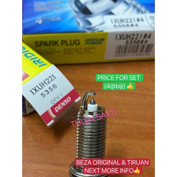 DENSO IXUH22i IRIDIUM SPARK PLUG KIA FORTE 1.6 CERATO K3 1.6 ERTIGA HONDA HRV TRO 1.8/2.0 ACCORD ...