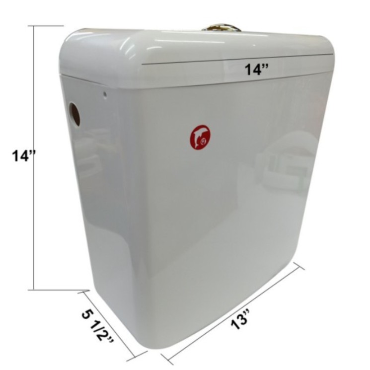 0002 1 Set Fish Brand CISTERN PLASTIC TOILET TANK WHITE / Tanki Air ...