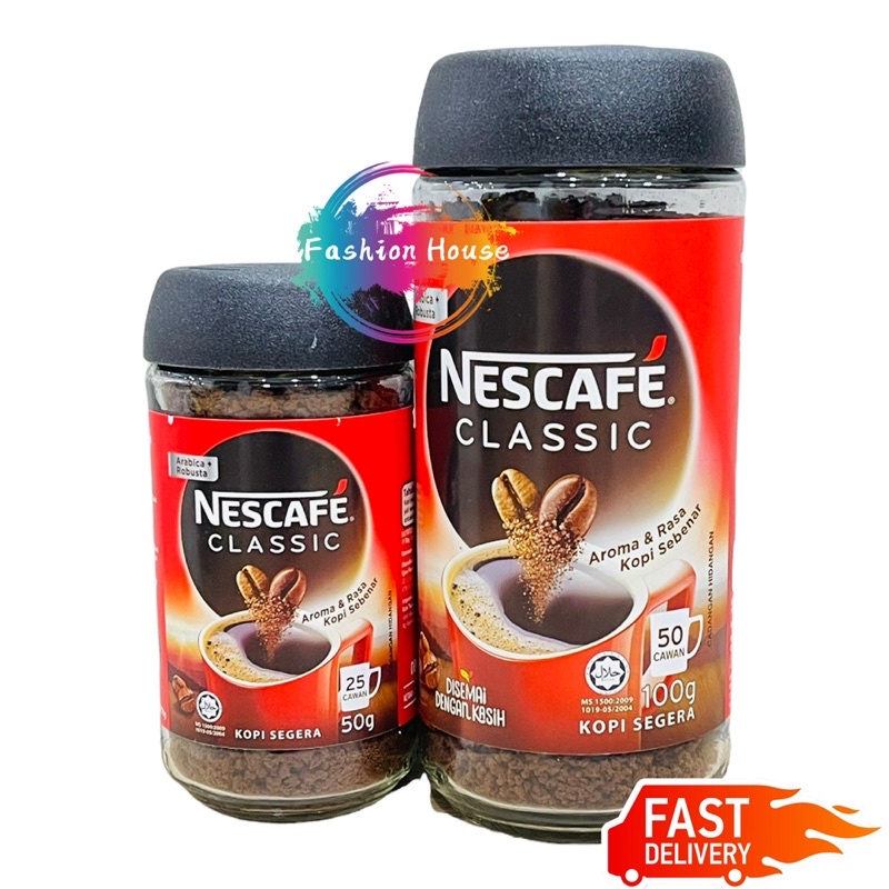 Nescafe Classic Jar (50g/100g) | Shopee Malaysia