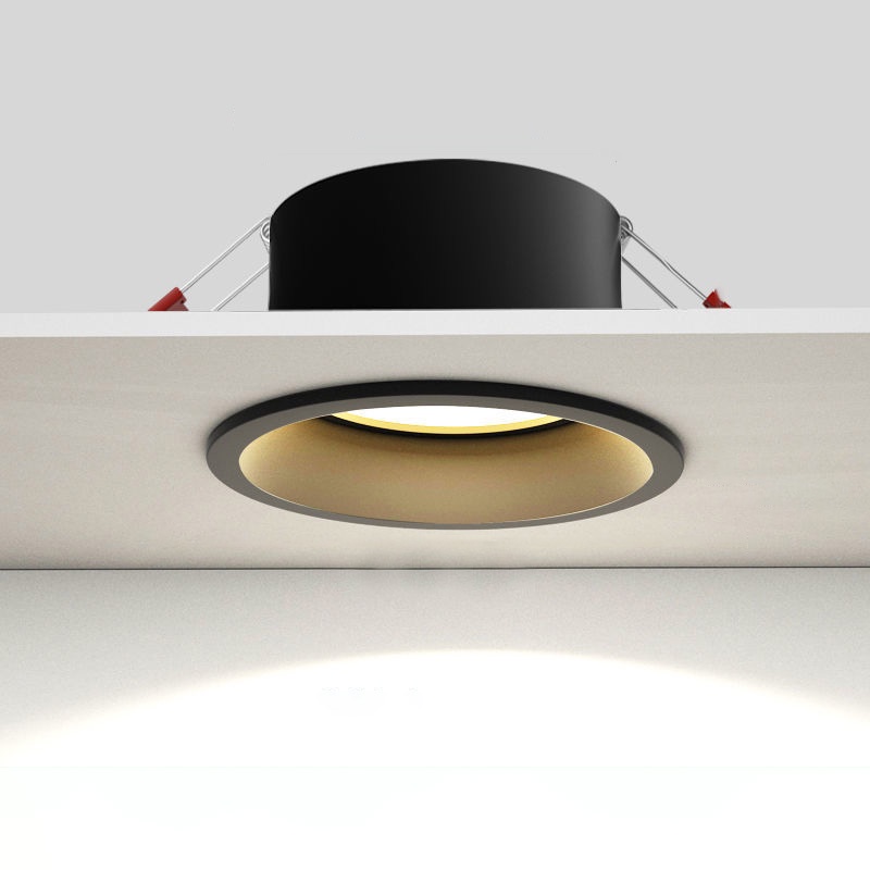 Round Anti-Glare Led SMD2835 Recessed Downlights 7w 10w Hole Size 7cm ...