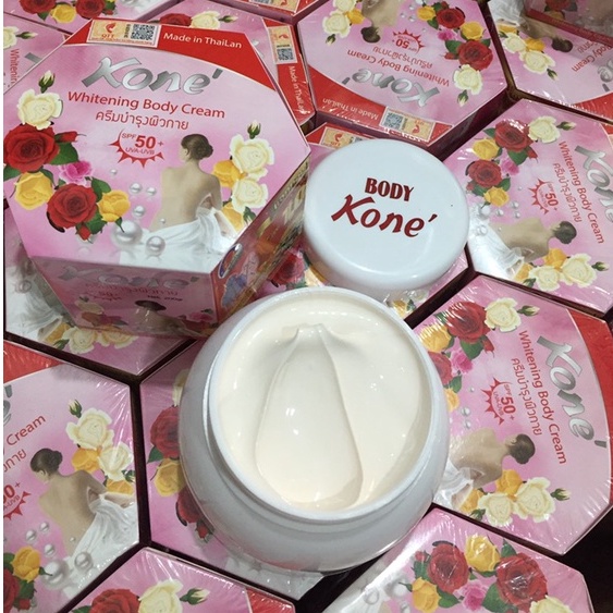 Body kone logo model 1000 super beautiful cream (White pearl) | Shopee ...
