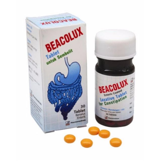 Beacolux Laxative Tablet (For Constipation) 30'S EXP07/2026 | Shopee ...