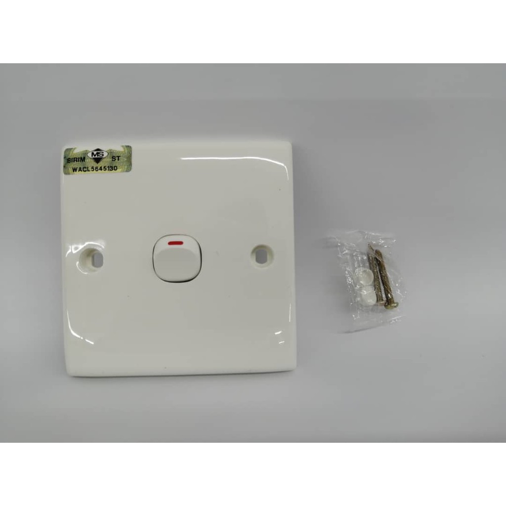 SUM SERIES 13A 1GANG 1WAY SWITCH WITH SIRIM -PC311 | Shopee Malaysia