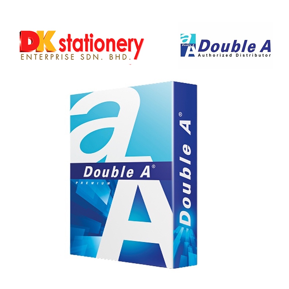Double A A4 Copier Paper 80gsm 500 sheets Kertas A4 Putih / Kertas ...
