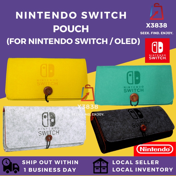 Nintendo Switch Pouch OLED Switch V2 Version 2 Protection Bag Soft Case ...