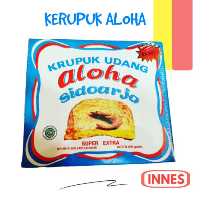 Original Aloha Raw Shrimp Crackers Blue Box/Aloha Shrimp Crackers Blue ...