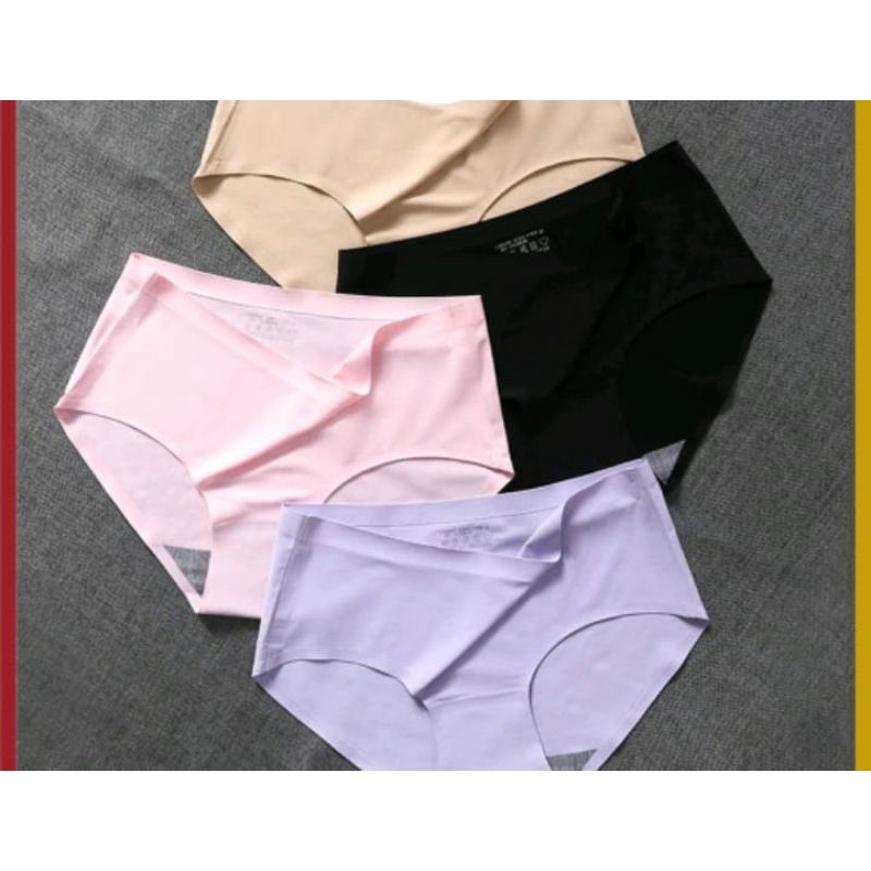 Women's Seamless Panties Plain CD Girls Seamless (L) | Shopee Malaysia