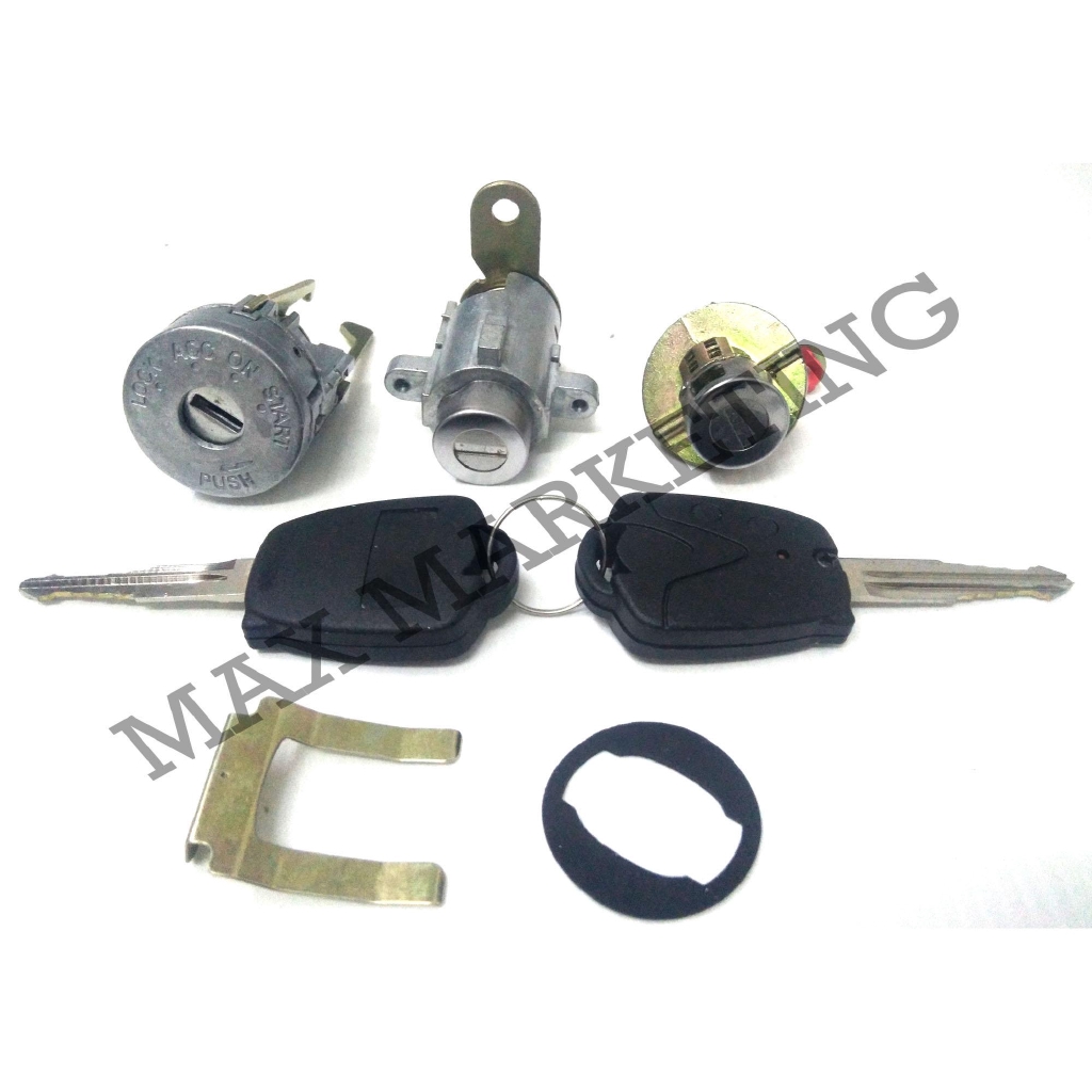 PROTON SAGA BLM & FL & FLX KEY LOCK SET IGNITION BARREL & DOOR LOCK ...