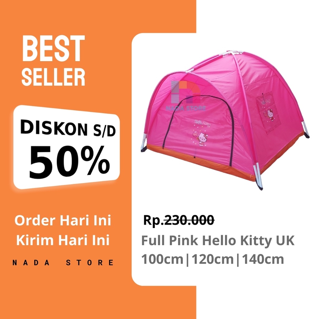 TENDA Children's Tent full pink hello kitty uk.100cm|Girls Toy Tent|Pvc Pipe frame Tent ...